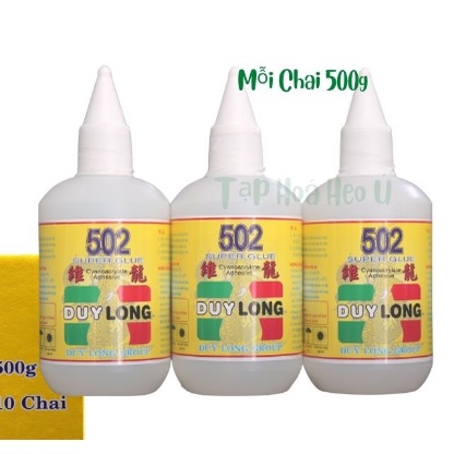Keo dán sắt 502 DUY LONG chai đại 500G | Shopee Việt Nam