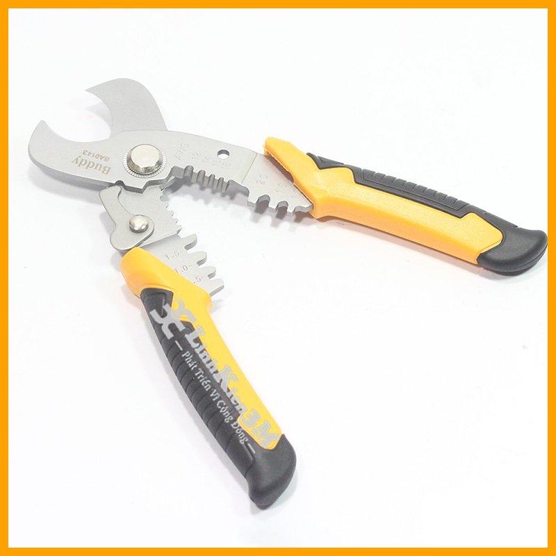 Kìm Đa Năng 3 Trong 1 Made In JAPAN BA0143 (Cắt Cáp-Bấm Cốt-Tuốt Dây ...