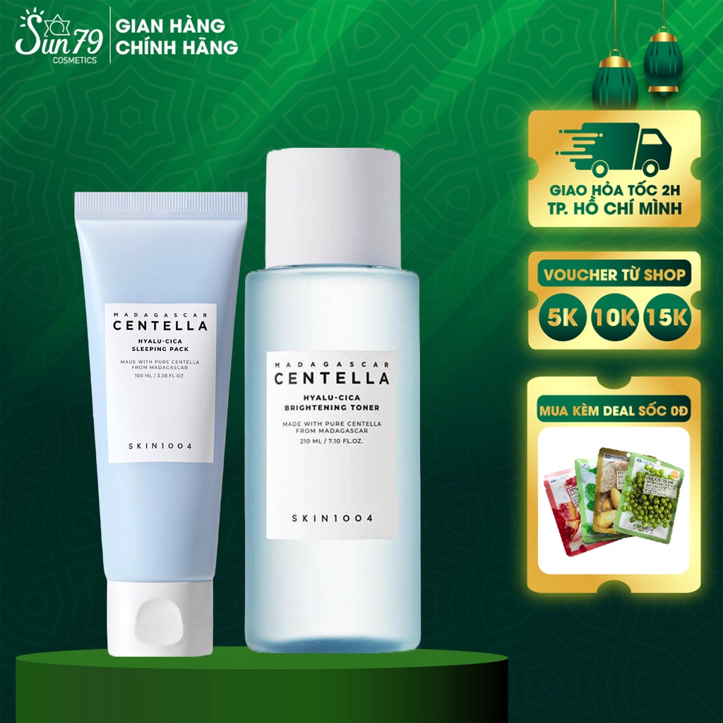 Combo Làm Dịu, Cấp Ẩm Cho Da Skin1004 Madagascar Centella Hyalu-Cica ...