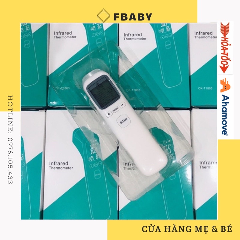 Nhiệt Kế Đo Trán Điện Tử Hồng Ngoại CK - T1502/CK-T1803 | Shopee Việt Nam