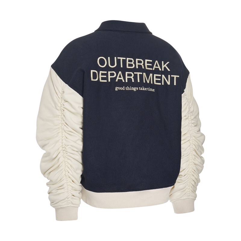 OUTBREAK - ÁO KHOÁC CHẦN BÔNG DÀY *BUNO VARSITY JACKET* | Shopee Việt Nam