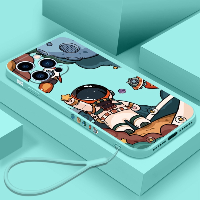 Ốp Điện Thoại Silicon Dẻo Hình Phi Hành Gia Cho Xiaomi Redmi Note 11 11s 12 11R 11T 11E Pro Plus ...