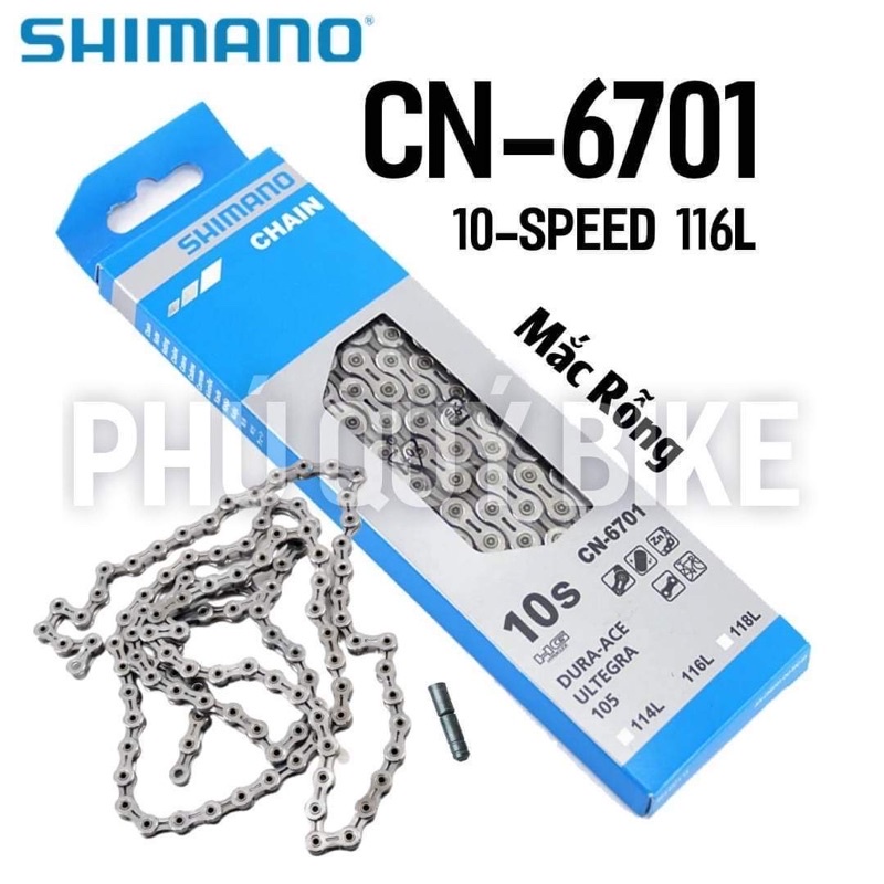 Sên 10 Mắc Rỗng SHIMANO 6701 Chính Hãng | Shopee Việt Nam