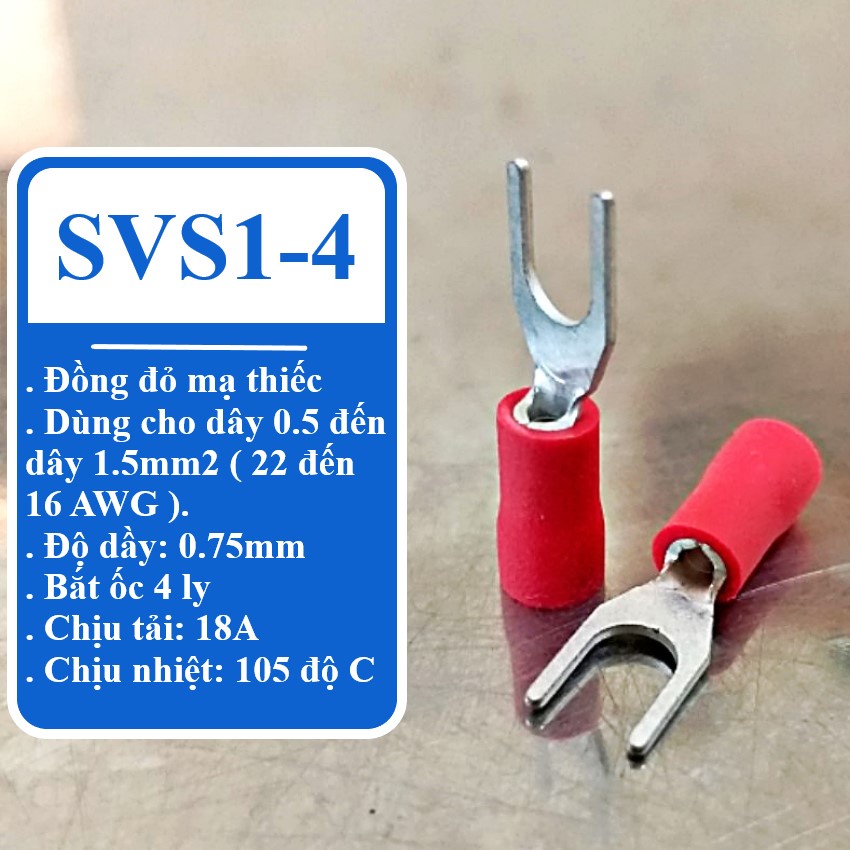 Đầu cos chữ Y bằng đồng bọc nhựa KST bấm nối dây điện mầu xanh, đỏ, đen | Shopee Việt Nam