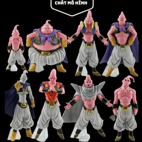 Mô hình Dragon balls nhân vật mabu trọn bộ 8 phiên bản cực cute ...