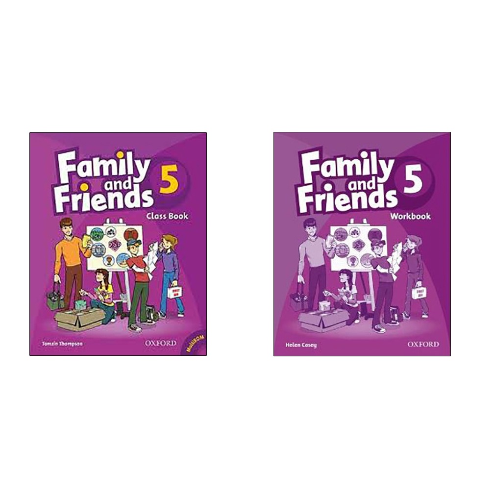 Sách- Combo 2 cuốn Family And Friends 5 (Class Book + WorkBook ...