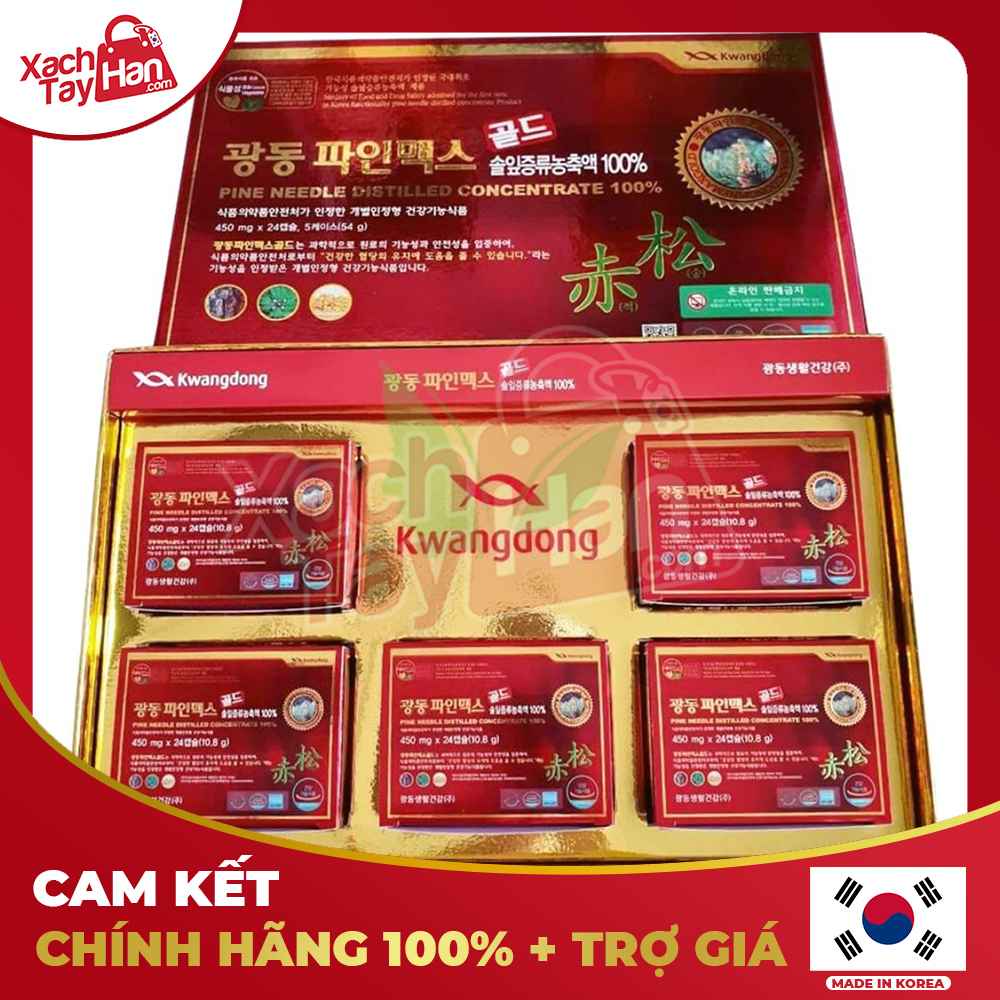 Tinh dầu thông đỏ Kwangdong hộp 120 viên | Shopee Việt Nam