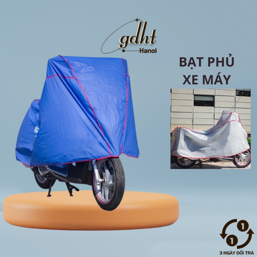 Bạt che xe máy che mưa tránh nắng bạt phủ xe chống bụi siêu bền tránh ...
