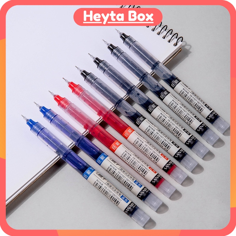 Bút Mực Nước Ngòi 0.5mm Tiện Dụng Trong Suốt SANABC B8 | Shopee Việt Nam