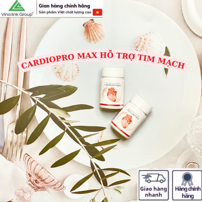 Thực phẩm bảo vệ, hỗ trợ Tim mạch Cardiopro Max [ CHÍNH HÃNG ] | Shopee ...