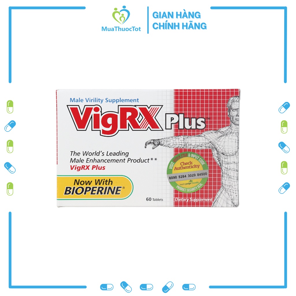 Viên Uống Tăng Cường Sinh Lý và Kích Thước Dương Vật Vigrx Plus Male ...