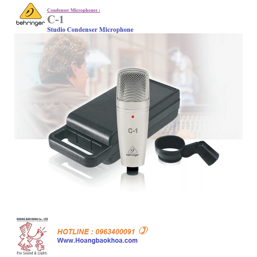 C-1 Condenser Microphones Behringer | Shopee Việt Nam