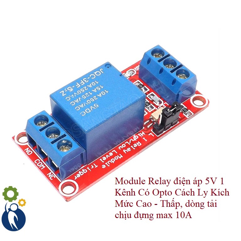 Module Relay điện áp 5V 1 Kênh Có Opto Cách Ly Kích Mức Cao - Thấp ...