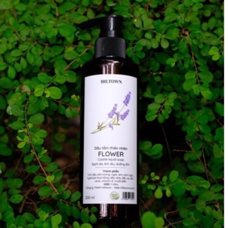 Dầu tắm thiên nhiên Hiltown _ Castile liquid soap_ mùi tinh dầu oải ...