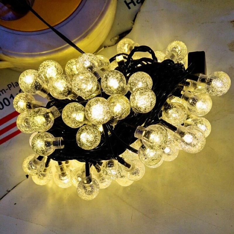 đèn led bi bọt trang trí ngày tết dài 10m, chống nước | Shopee Việt Nam