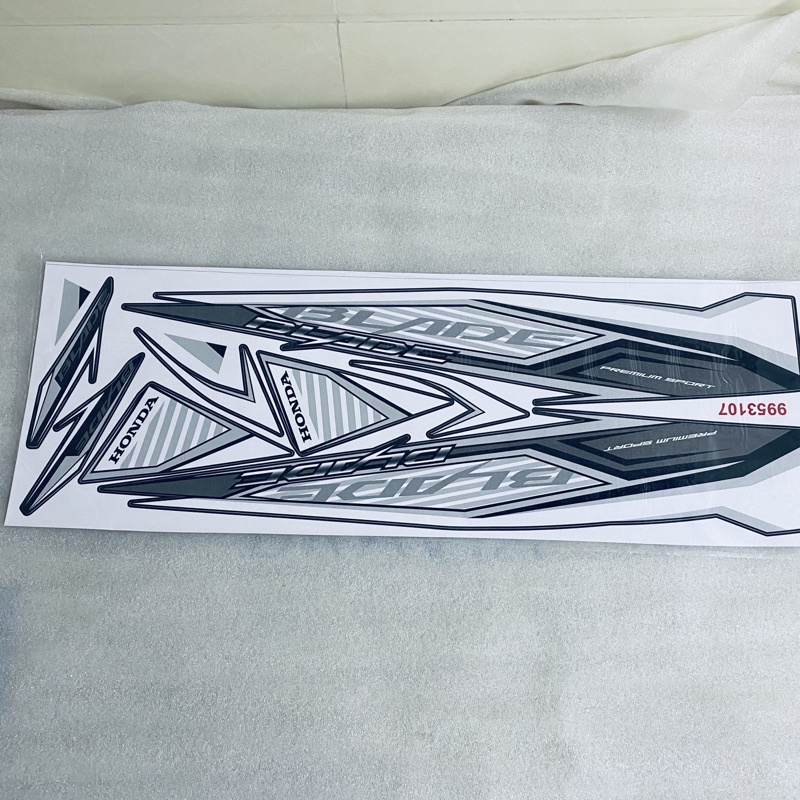 Tem zin xe wave rsx 110 fi, wave blade s100 s110 trắng đỏ đen xanh chế ...