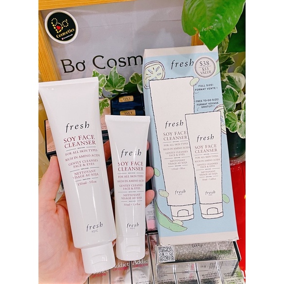 [Bill Mỹ] Sữa rửa mặt Fresh soy face cleanser 200ml | Shopee Việt Nam