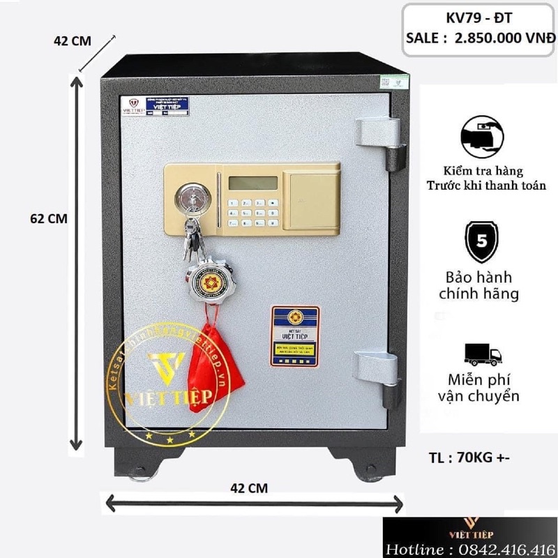 Két sắt điện tử bánh xe 75kg. Miễn phí vận chuyển khi lh 0876026767 ...