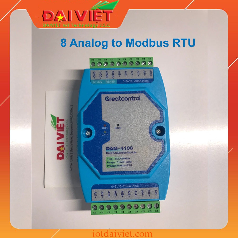 Thiết bị chuyển đổi Analog sang Modbus (8 Kênh) | Shopee Việt Nam
