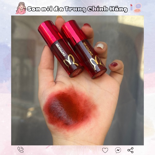 Son Bóng cappuvini thỏ đỏ dưỡng ẩm môi Cao Cấp Chính Hãng | Shopee Việt Nam
