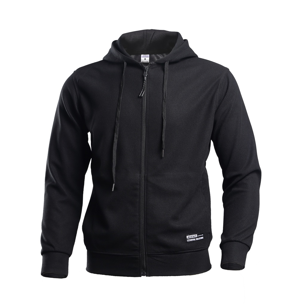 Áo khoác nam có mũ trùm đầu Ecollect #JK02 vải xốp tổ ong dày thoáng khí khoác nhẹ mùa thu ...