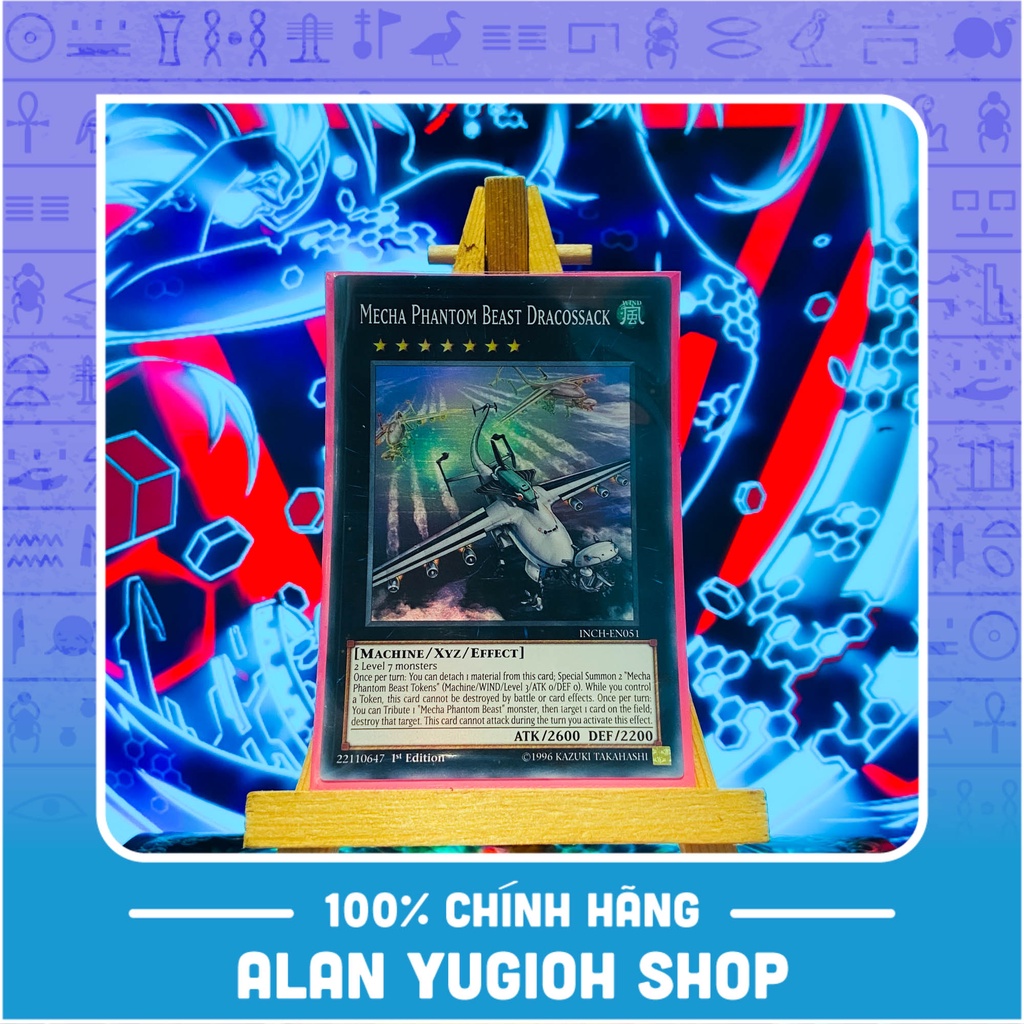 [UK] [ Bài Yugioh Chính Hãng ] Mecha Phantom Beast Dracossack - INCH-EN051 - Super Rare 1st ...