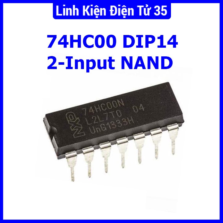 Linh kiện IC chức năng 74HC00 dạng DIP14 siêu chất lượng | Shopee Việt Nam