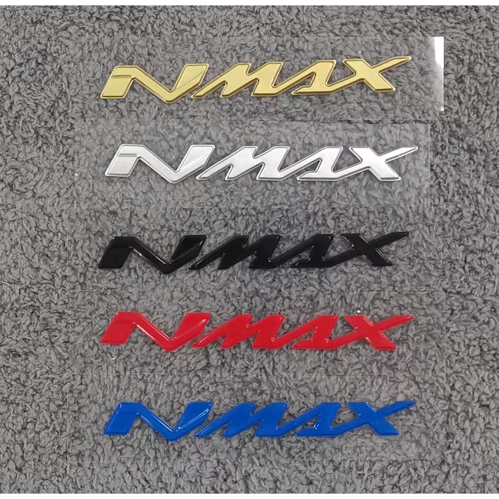 Bộ 2 Biểu tượng Yamaha Nmax cho Xe máy 3d Chất liệu gốc Logo Nmax v1 v2 ...