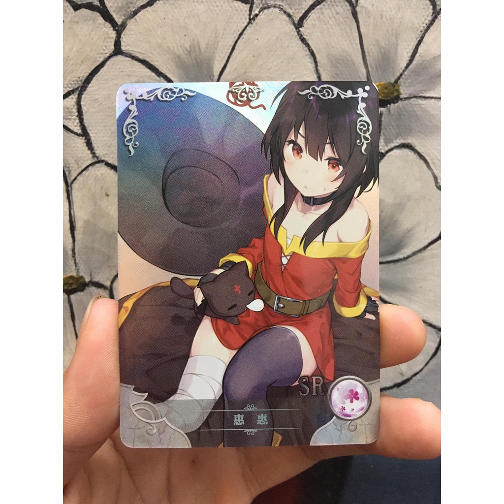 (Rain15) Thẻ bo góc nhân vật Megumin – God's Blessing on this Wonderful World! | Shopee Việt Nam