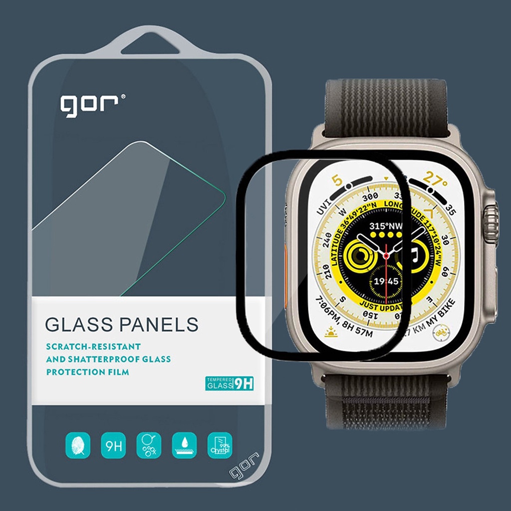 Dán cường lực GOR Sapphire dành cho Apple Watch Ultra 49mm (Bộ 2 Miếng ...