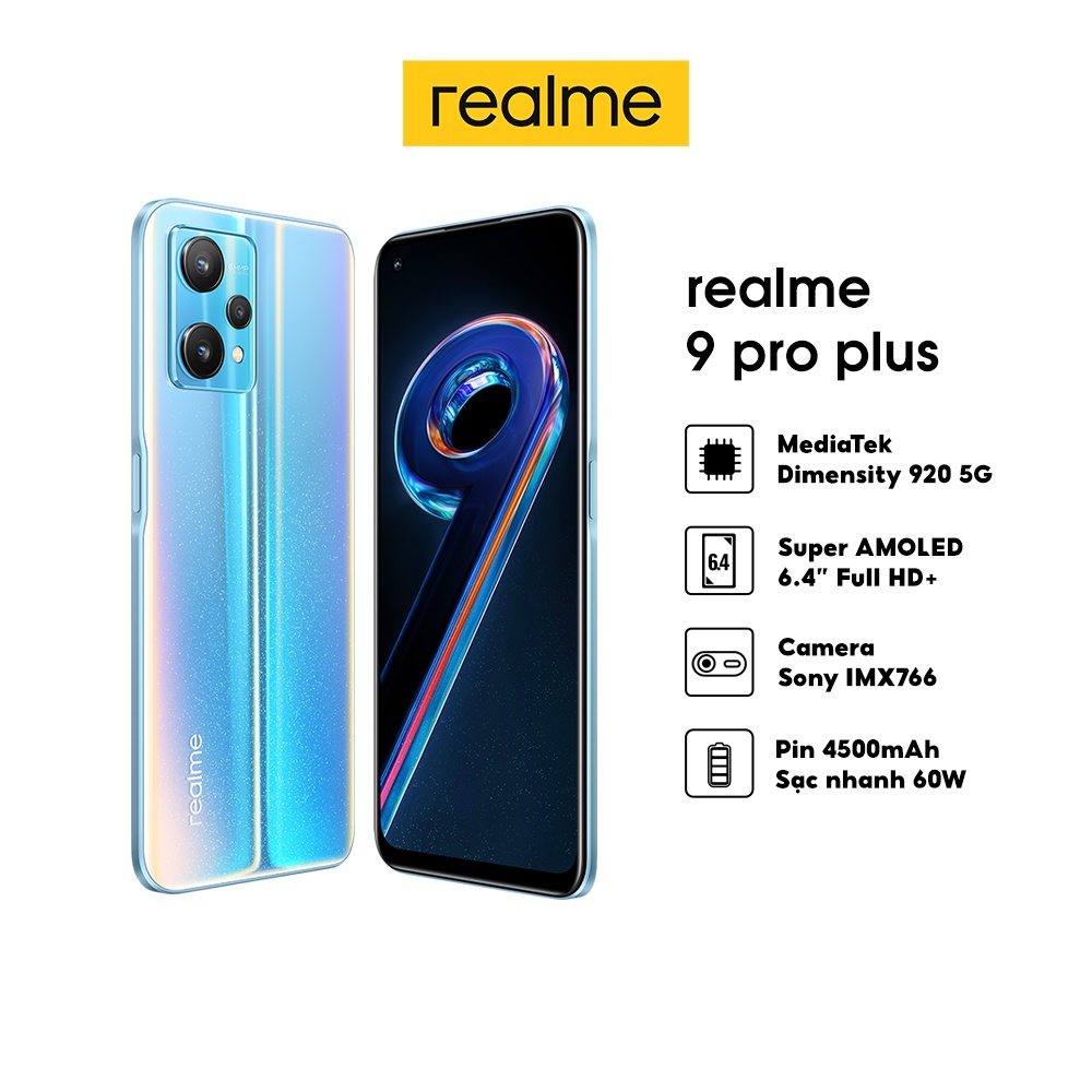 Điện thoại realme 9 Pro Plus (8GB/128GB) - Hàng Chính Hãng Trả Góp 0% ...