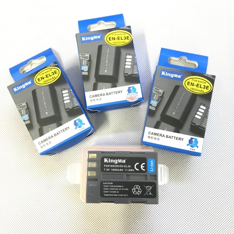 Pin máy ảnh Nikon EN-EL3E hãng KingMa cho máy D700 D300 D300S D200 D90 ...