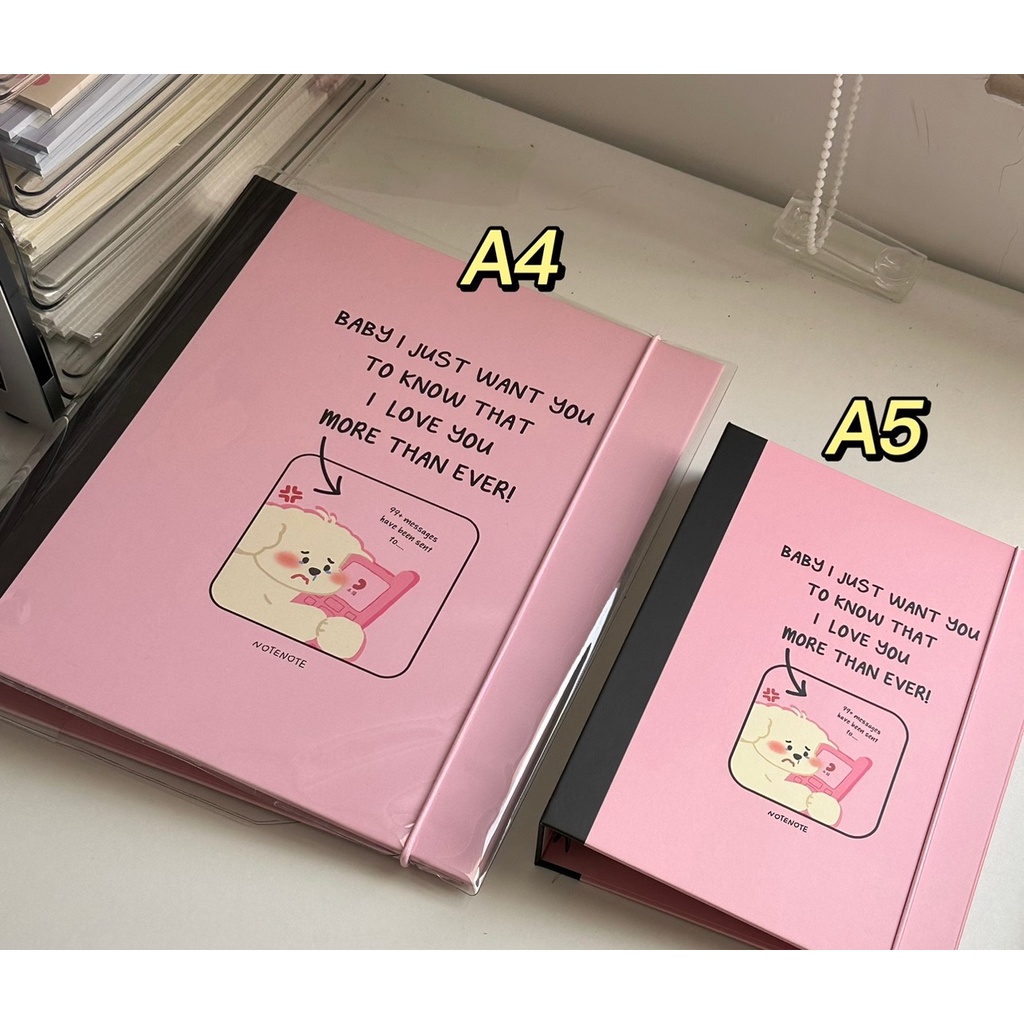 [Dreaming.Paste] Binder A4/A5 6 rings O - Binder sổ lưu trữ ảnh album ...