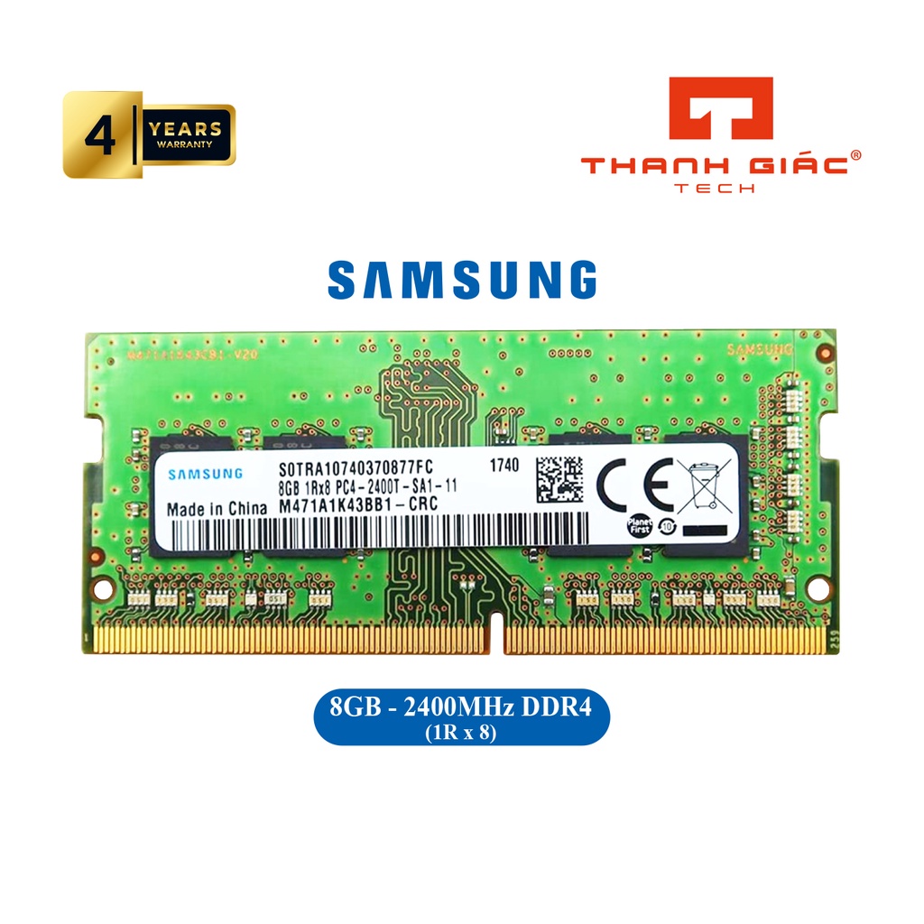 RAM Laptop DDR4 Samsung,Sk hynix,Micron 8GB bus 2400 Nhập Khẩu Chính ...