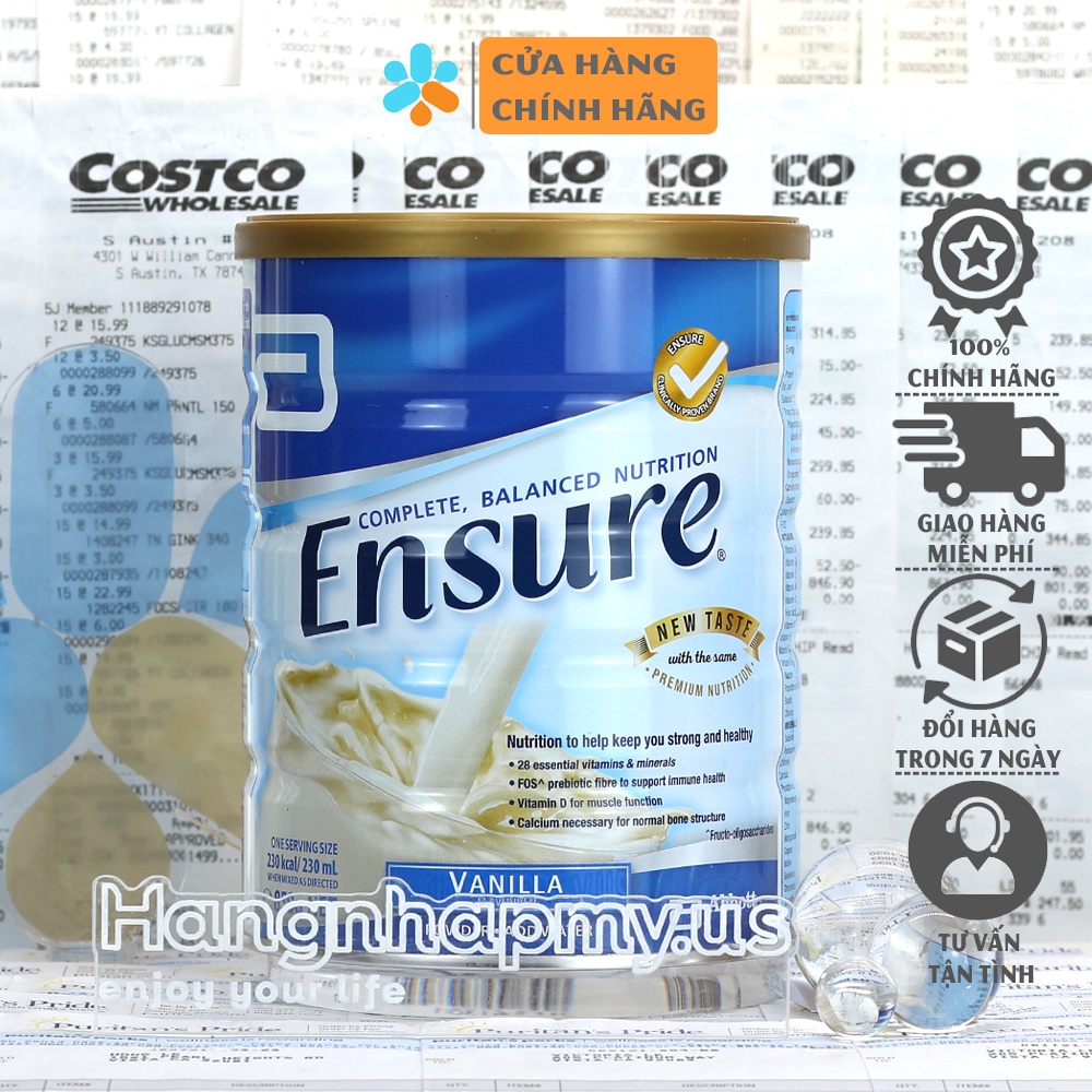 Sữa bột hương Vani Ensure Vanilla Powder 850g của Úc | Shopee Việt Nam