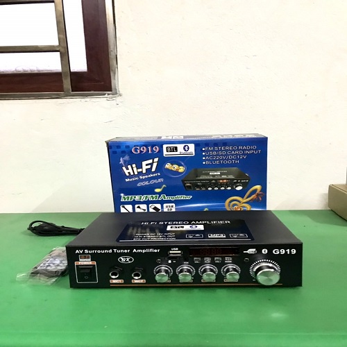 AMPLI G919 - AMPLY MINI 12V/220V BLUETOOTH LOẠI TỐT | Shopee Việt Nam