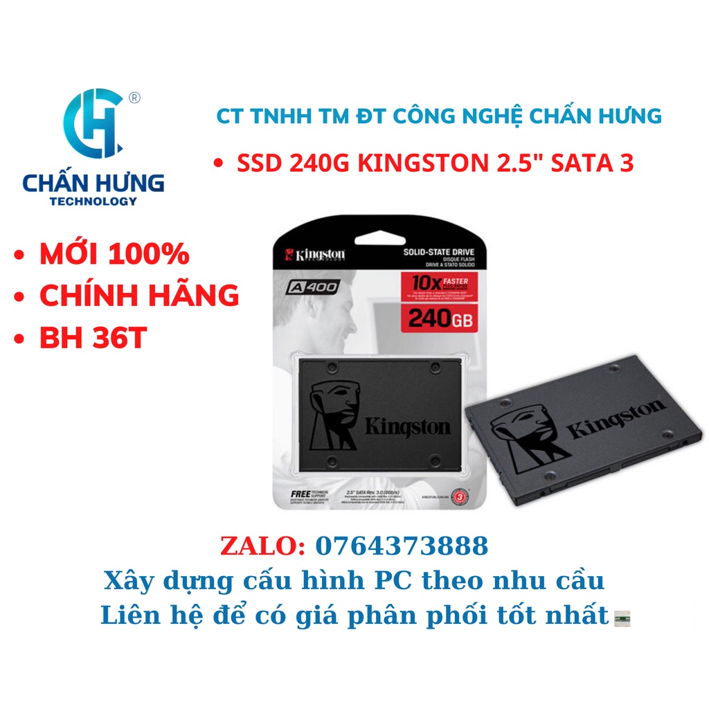 SSD 240G KINGSTON/240G GIGABYTE/240G WESTERN 2.5" SATA 3 - CHÍNH HÃNG ...