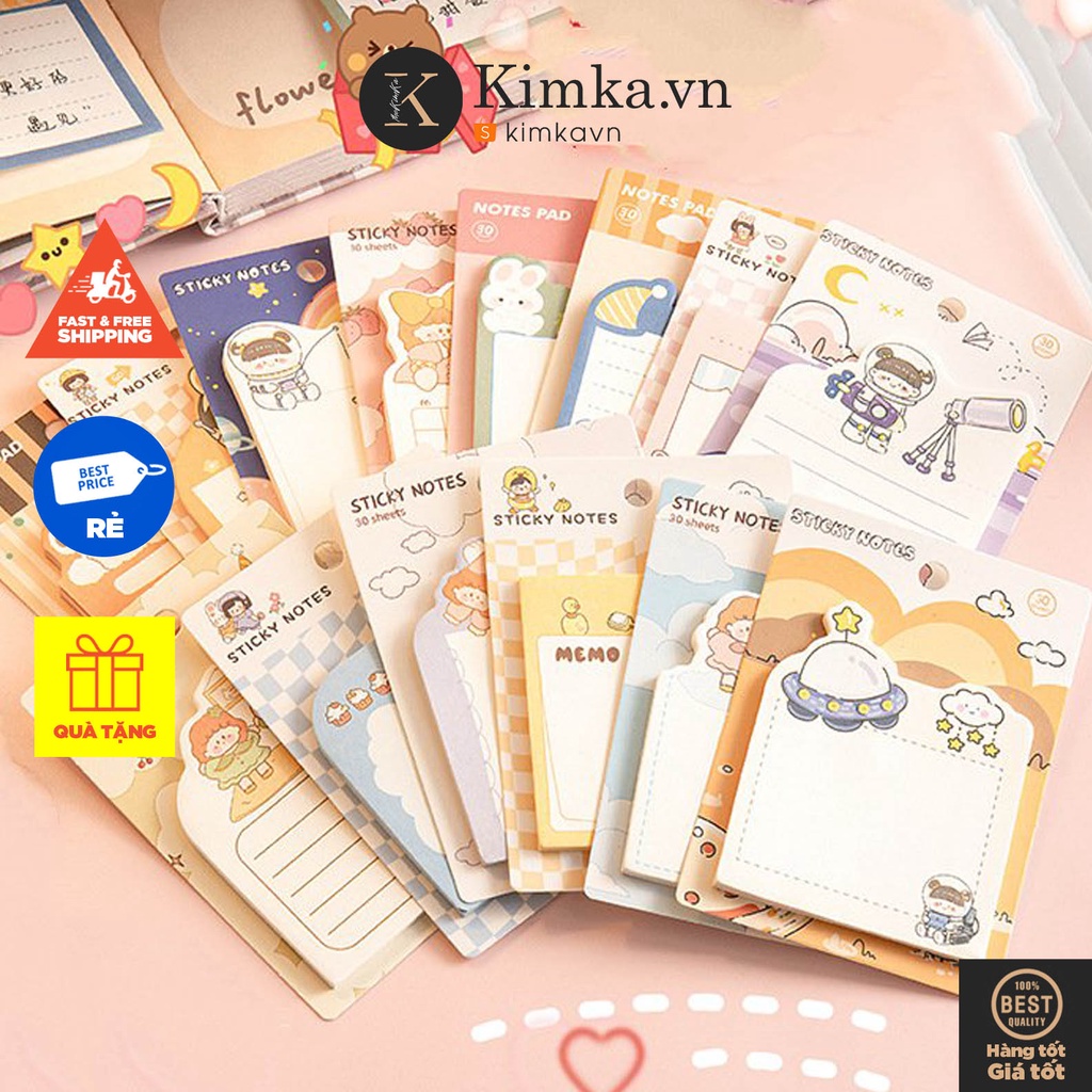 (30) Giấy Note Giấy Ghi Chú Chibi Hình Ngộ Nghĩnh 1 Tập 30 tờ | Shopee ...