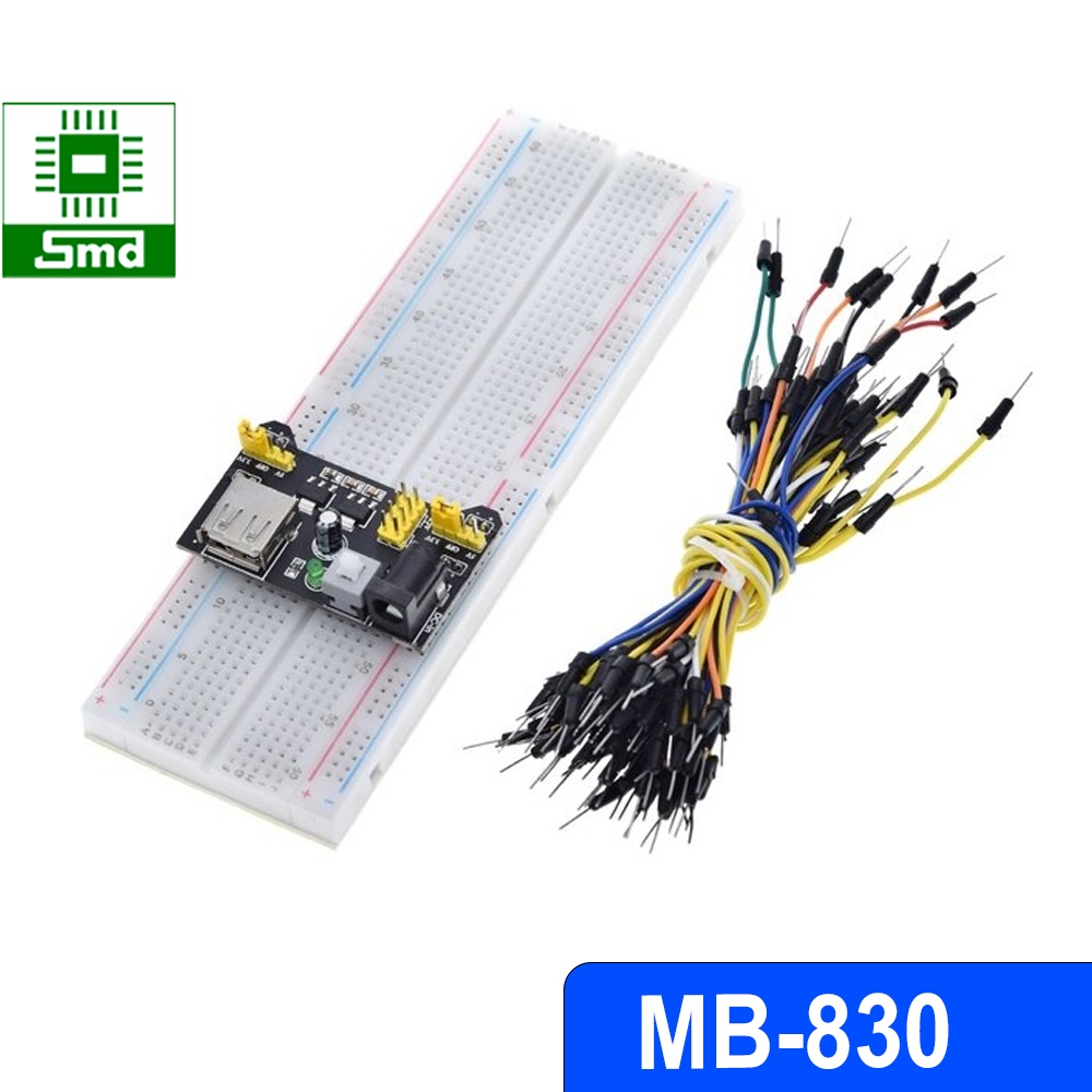 Breadboard MB-102 830 Lỗ 165x55x10mm Board test, Bo test, Bread board ...