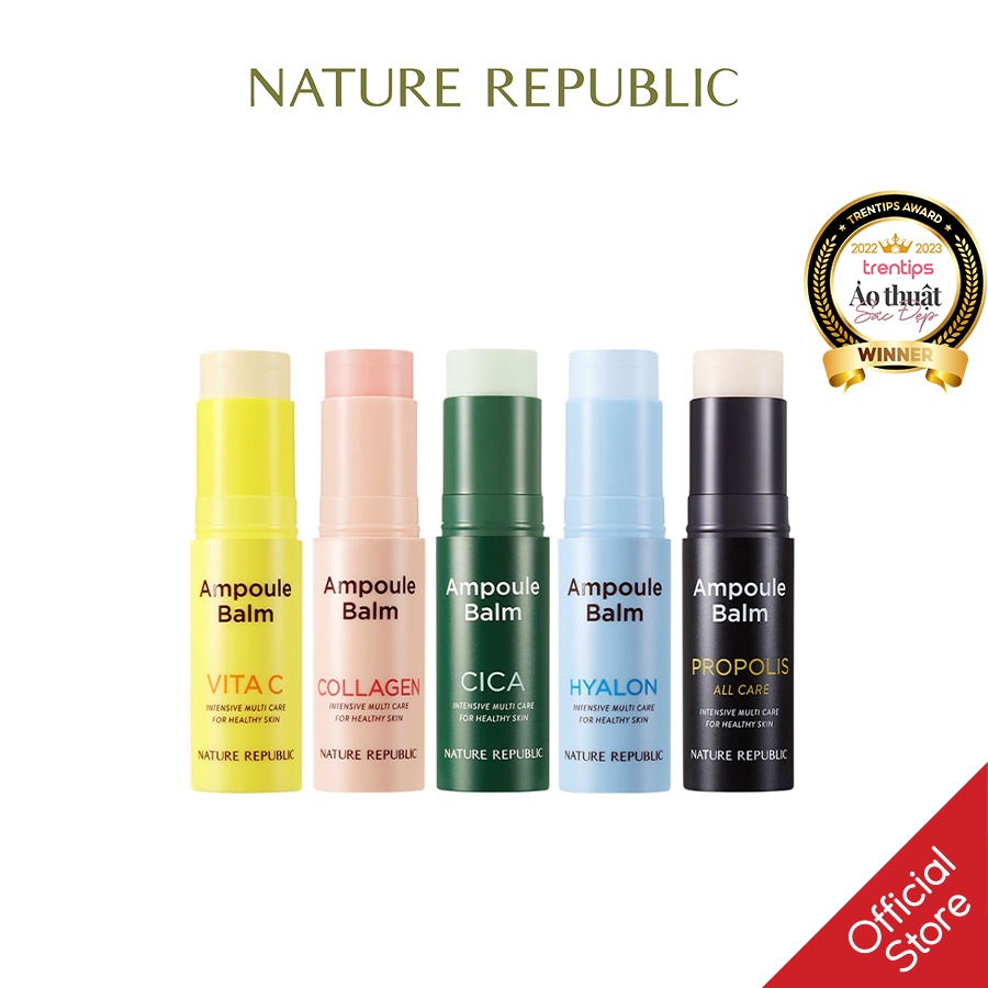 Thỏi Dưỡng Đa Năng Tự Nhiên Nature Republic Ampoule Balm 10g | Shopee ...
