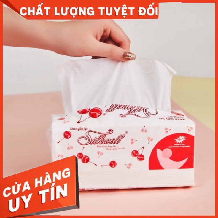 Khăn giấy Silkwell 280 tờ chính hãng (Combo 10 gói) | Shopee Việt Nam