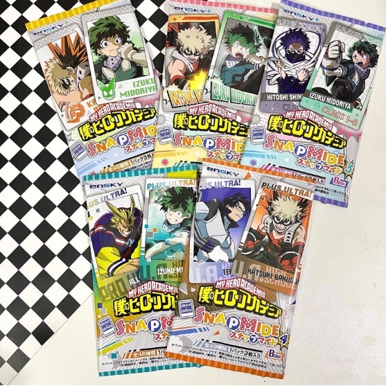 [ Ora Ora ] 3 Lá Bài mỗi gói thẻ Bài Boku My hero Academia snap mide 3a ...