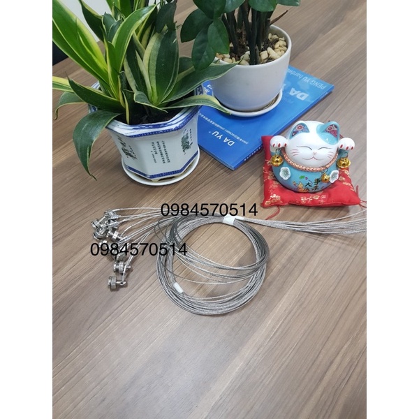 Dây treo tranh ảnh, cáp treo treo tranh đầu ốc(dành cho ray nhỏ ...