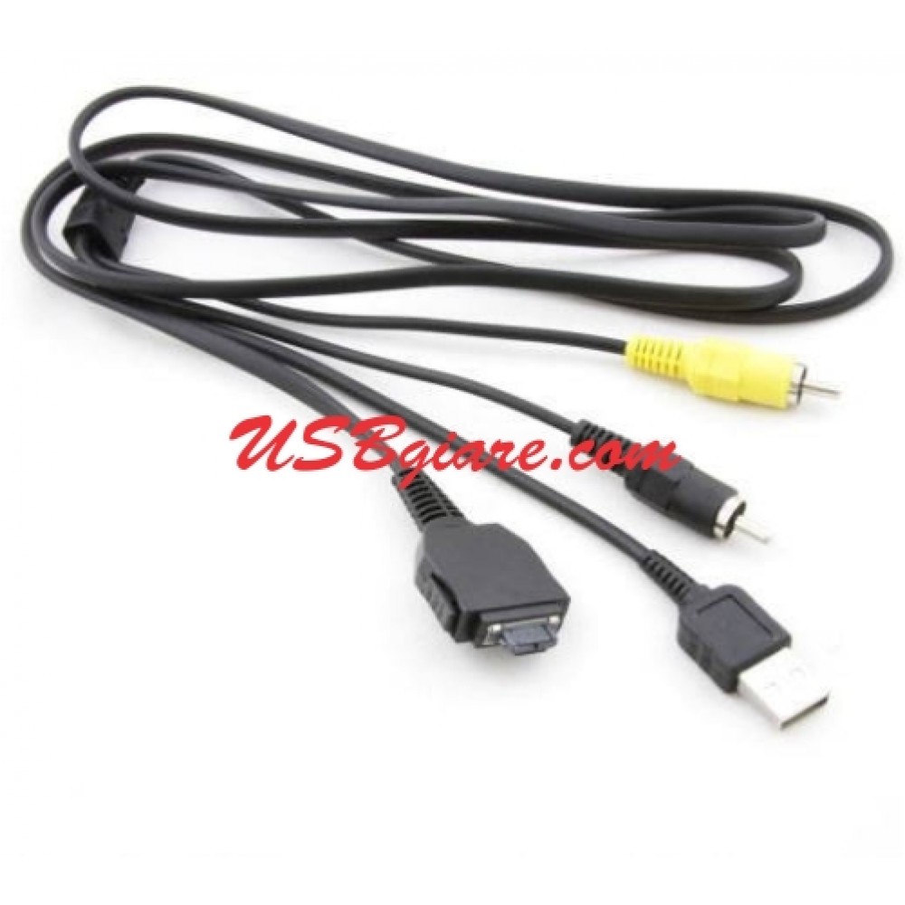 CÁP USB + AV SONY DSC-TX1 DIGITAL CAMERA USB DATA + VIDEO CABLE SONY ...