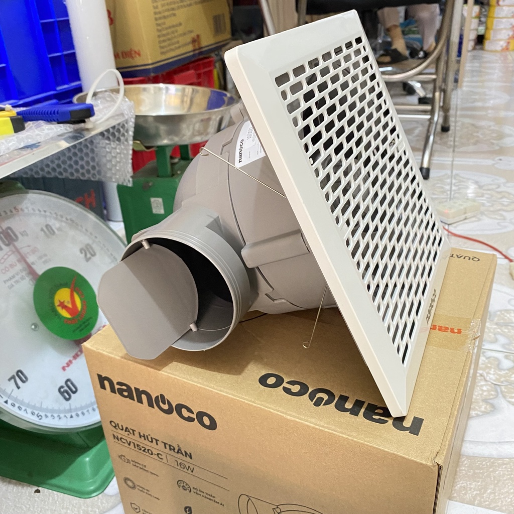 Nanoco - Quạt hút âm trần dùng ống dẫn NCV1520-C 16W, NCV2020-C 18W ...