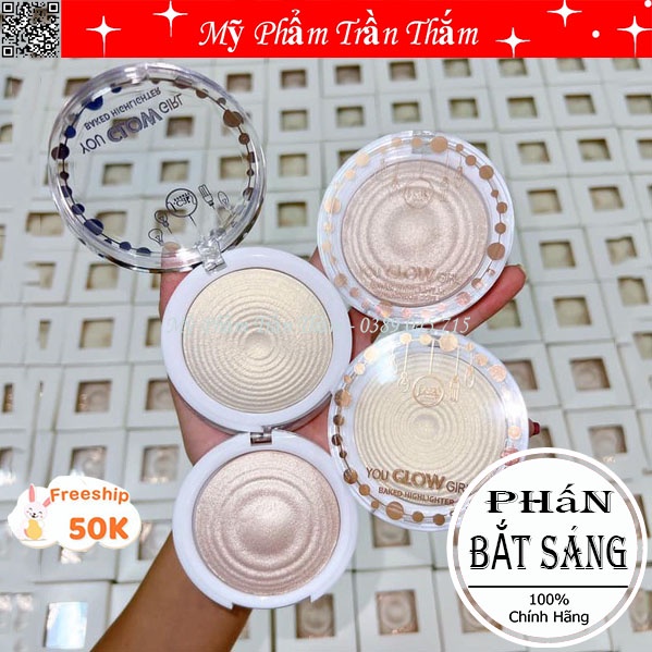 Bắt Sáng JCAT YOU GLOW GIRL BAKED HIGHLIGHTER Hàng Chính Hãng | Shopee ...