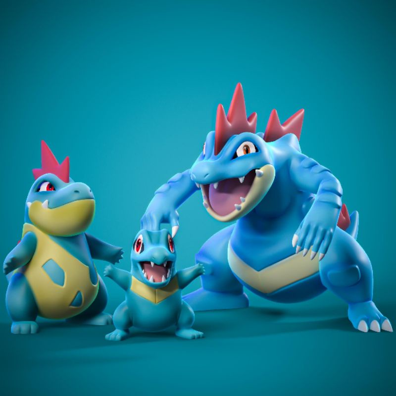 [Takara Tomy] Totodile Evolution Collection | Shopee Việt Nam