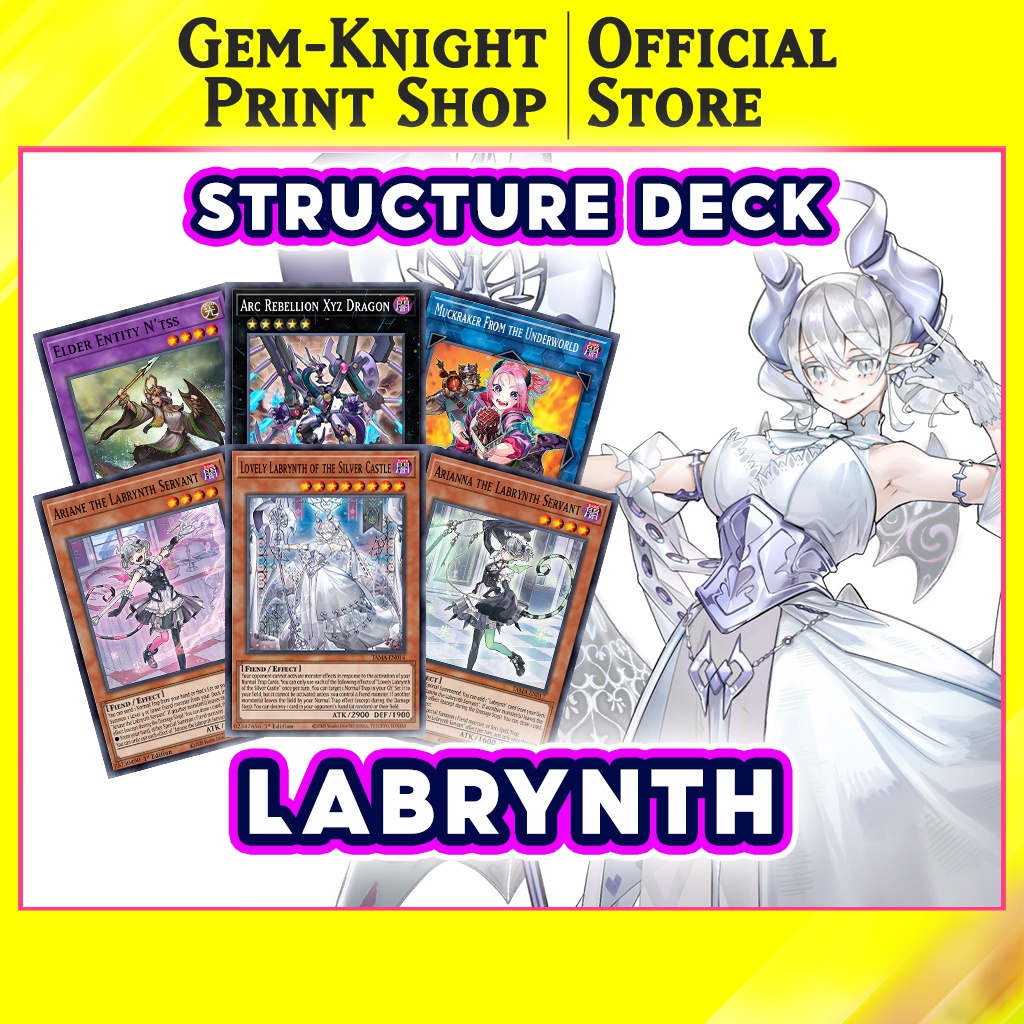 [Bài In] Bộ bài Yugioh - Labrynth - Structure Deck | Shopee Việt Nam
