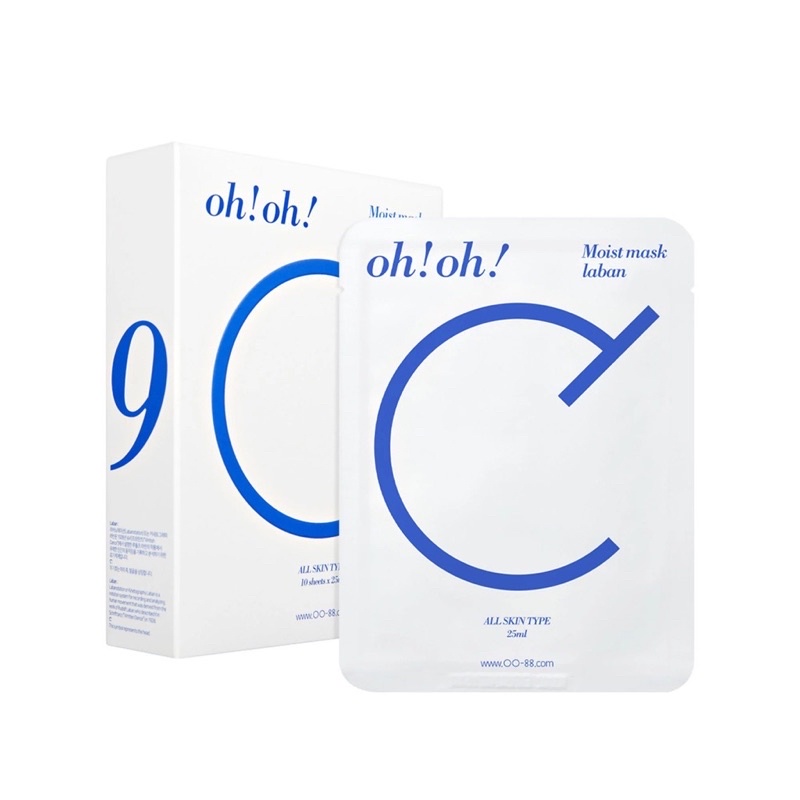 Mặt Nạ Ceramide Phục Hồi Da oh!oh! Moist mask : laban (25ml x 10 miếng ...