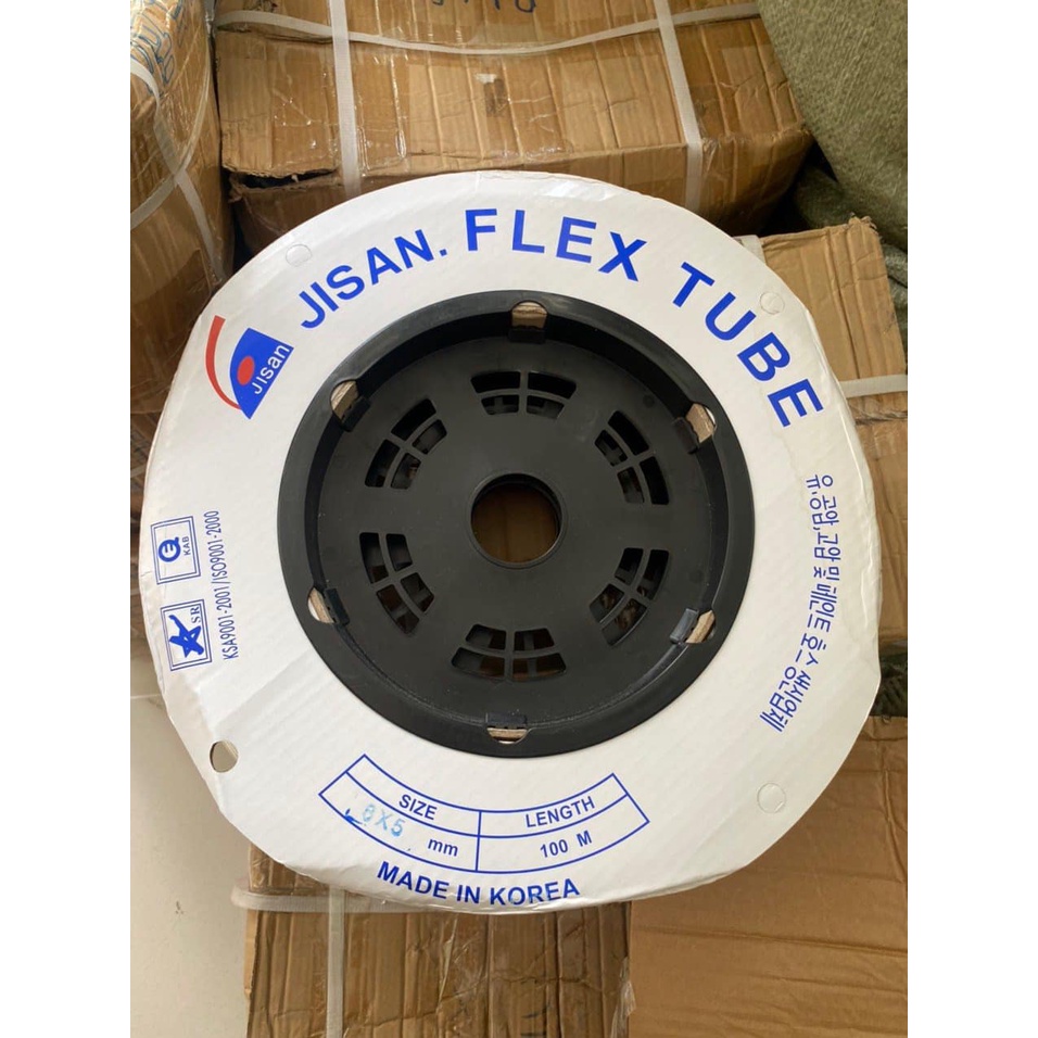 DÂY HƠI KHÍ NÉN PU jisan hàn quốc XANH ỐNG PHI (4*6-5*8-6.5*10- 8*12)100 MÉT | Shopee Việt Nam